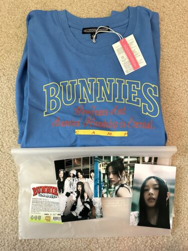 NEWJEANS T-SHIRT BUNNIES CAMP TOKYO DOME 2024 MERCH RARE NEWJEANS T-SHIRT BUNNIES CAMP TOKYO DOME 2024 MERCH RARE