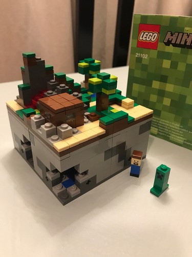 Купить Наборы LEGO MINECRAFT Micro World Steve & Creeper Set #21102 480 ...