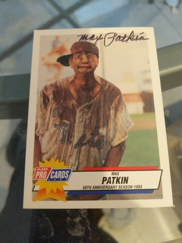 Max Patkin Baseball Card Database - Newest Products will be shown first ...
