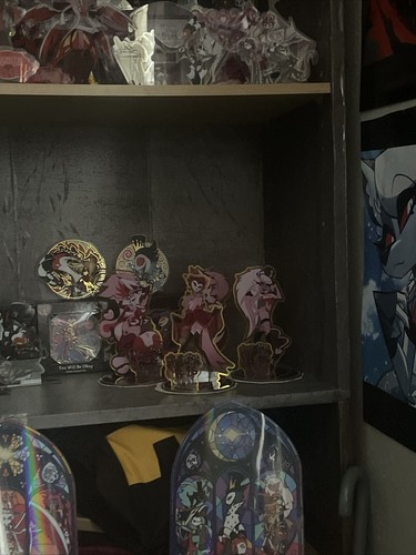 Helluva Boss Pin-Up Stolas Gold Edged Acrylic Standee Stand Figure ...