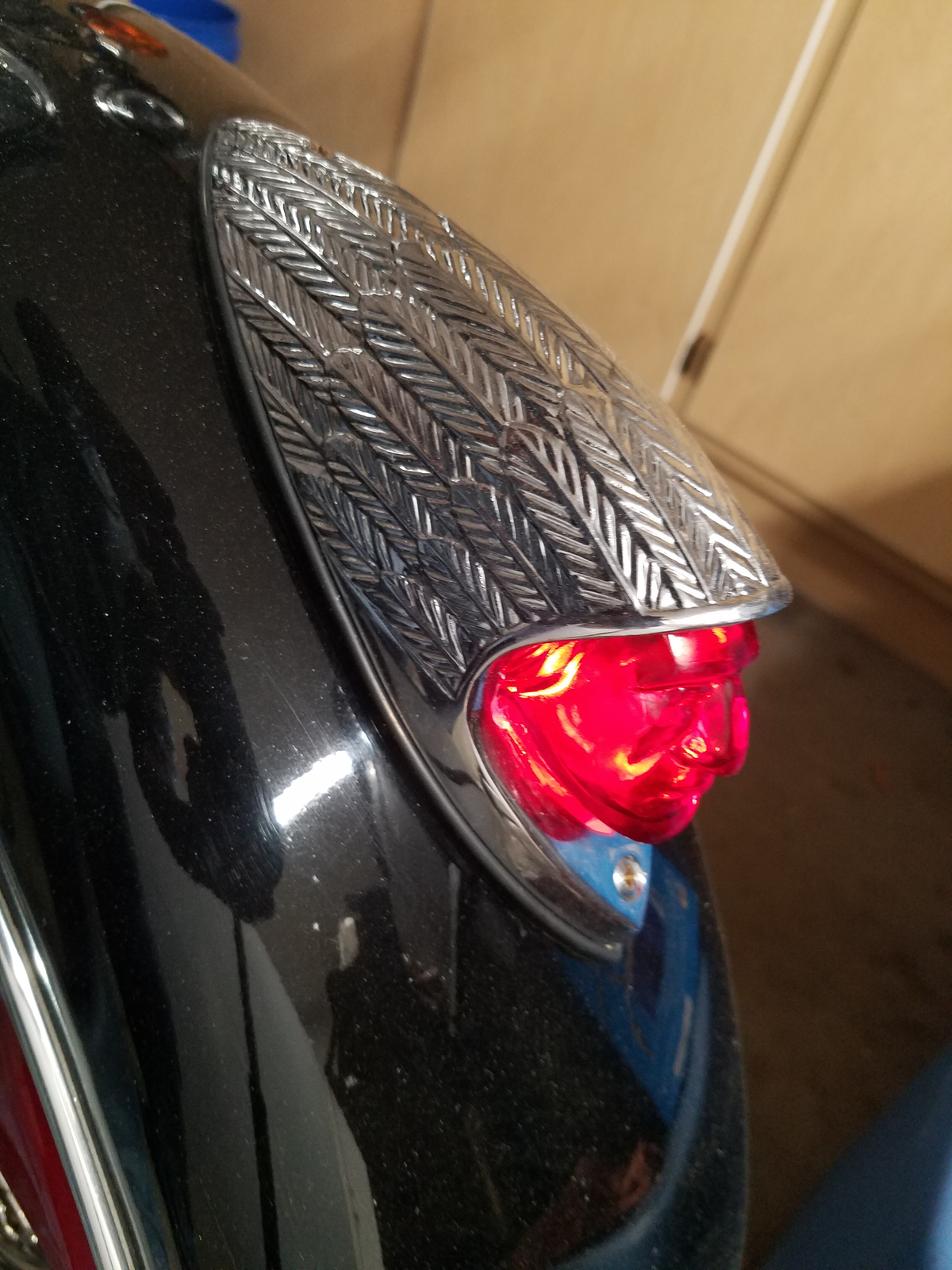 Indian Front Fender Lamp Lens Red fits Indian | eBay