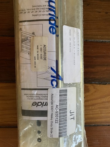 Accuride Heavy Duty Drawer Slide Pair - 22” Accuride Heavy Duty Drawer Slide Pair - 22”