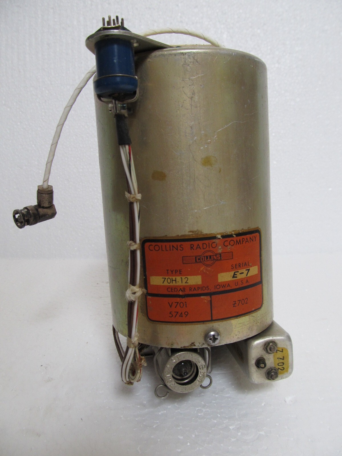 Vintage Collins Radio Company Oscillator PTO Type 70H-12 - UNTESTED AS ...