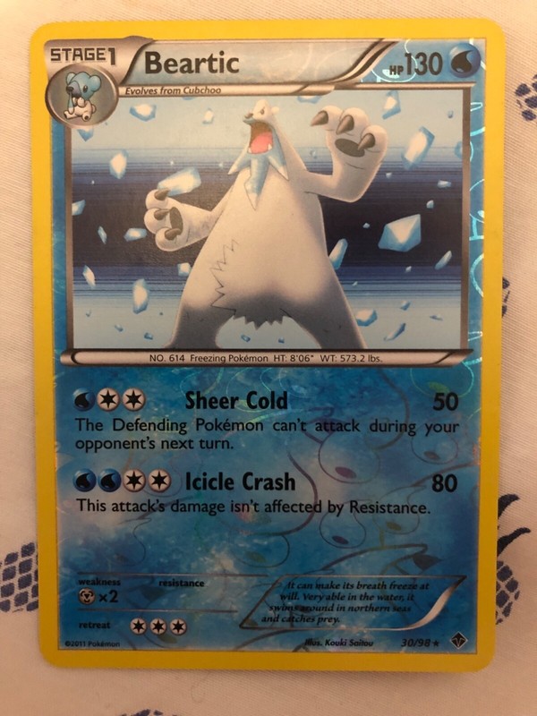 Beartic Pokemon Cards - Find Pokemon Card Pictures With Our Database ...