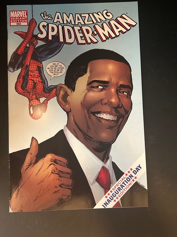 The Amazing Spider Man Barack Obama Special Inauguration Day 1st Ed ...