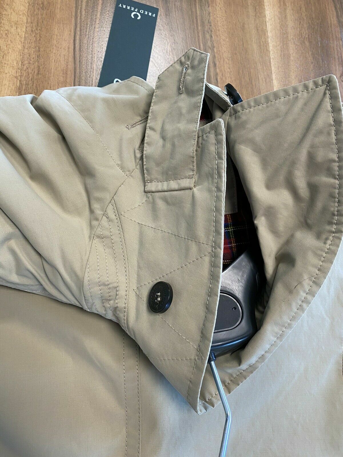 Pre-owned Fred Perry Classic Icon Inspector's Trenchcoat Trench Jacke ...