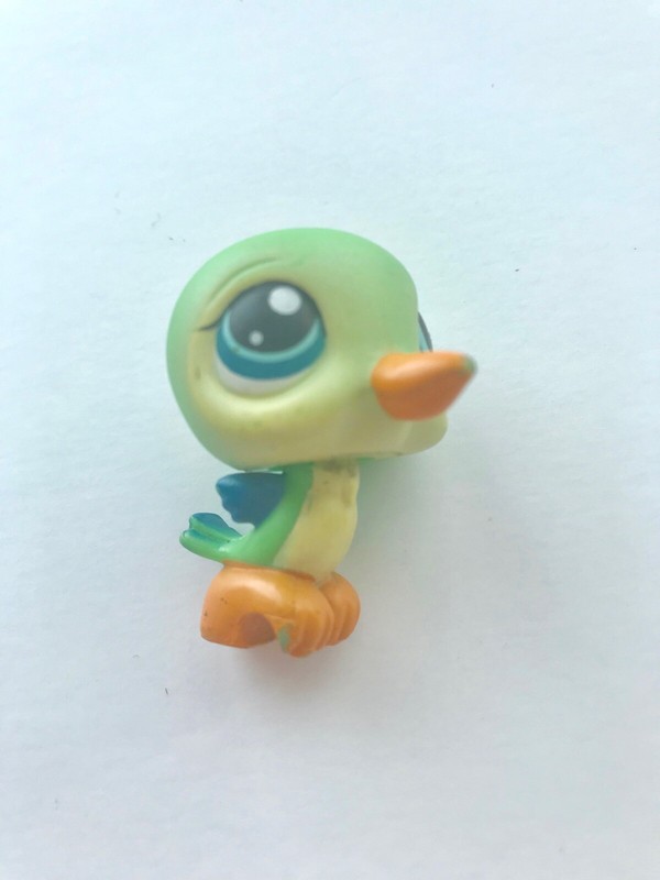 Littlest Pet Shop # 208 Green Hummingbird Bird Authentic LPS | eBay