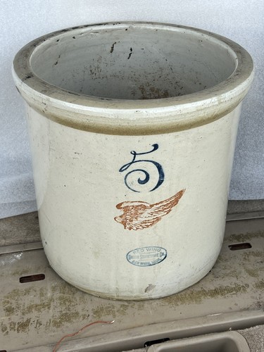 5 Gallon Red Wing Crock | Red Wing 5 Gallon Crock