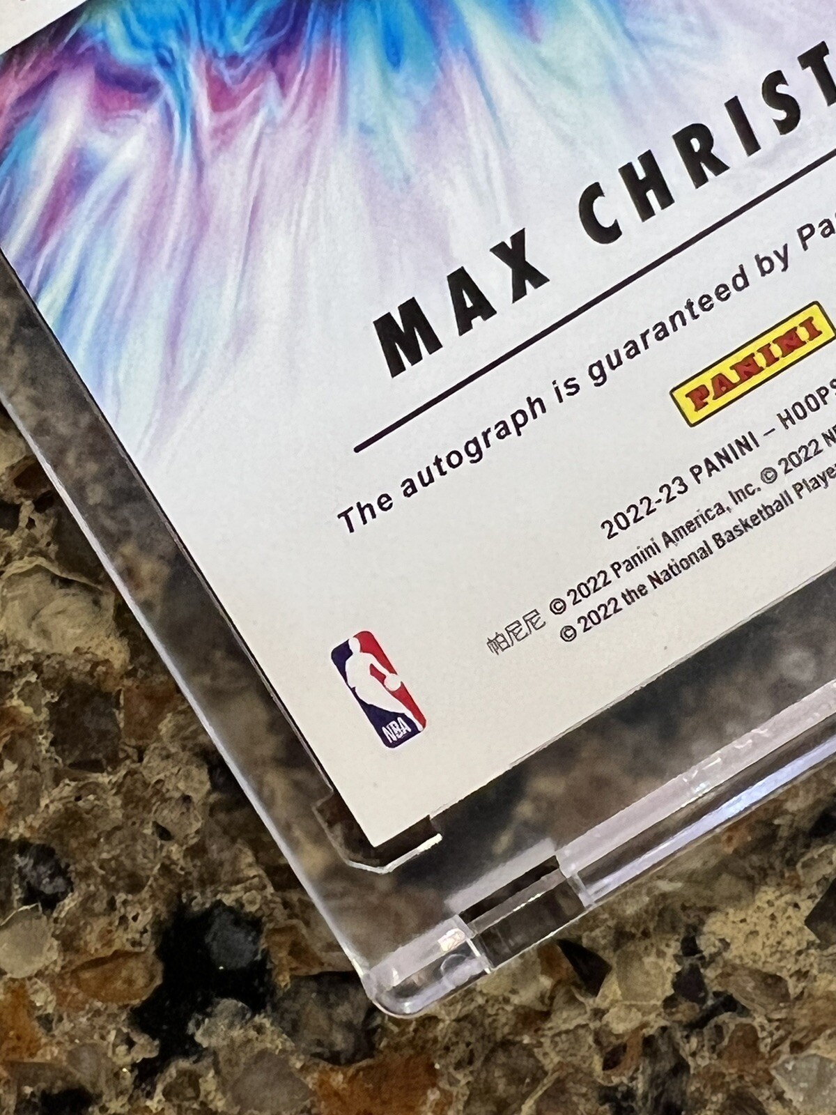 Max Christie 2022 Panini NBA Hoops Rookie Ink Refractor Max Christie 2022 Panini NBA Hoops Rookie Ink Refractor