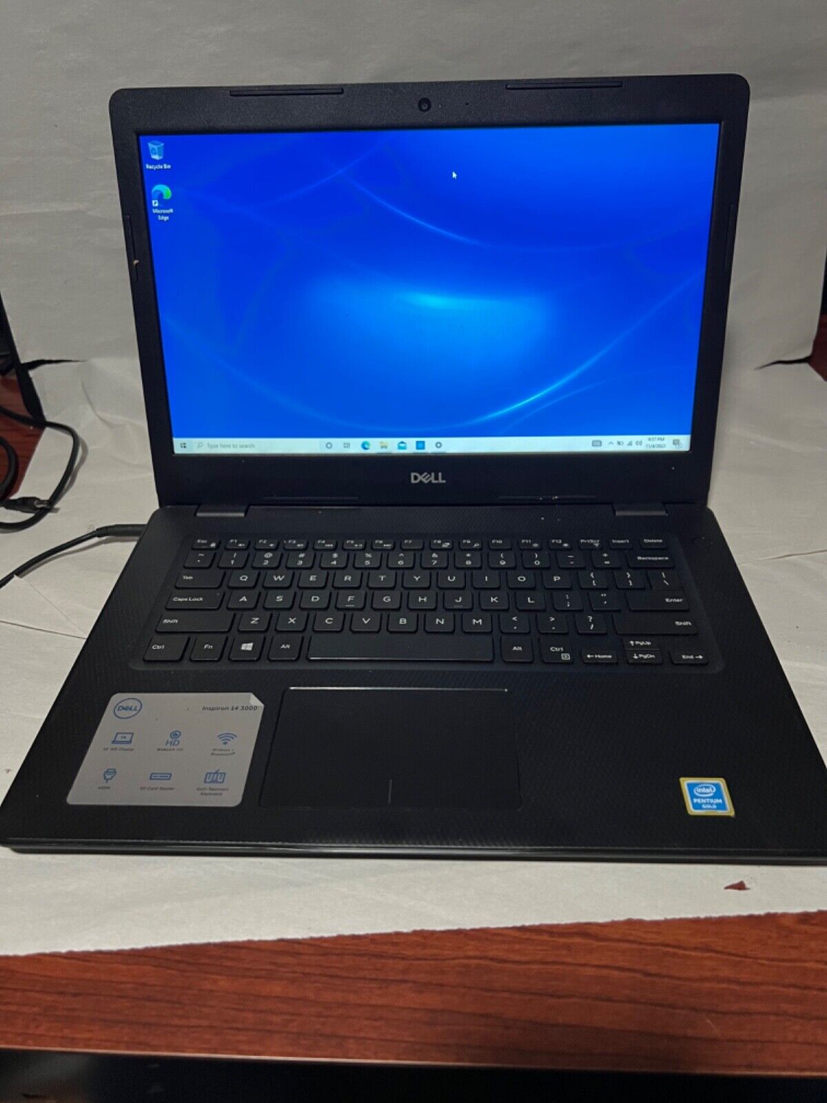 Dell inspiron 14 3000 intel Pentium CPU 5405U 4GB RAM 128GB Dell inspiron 14 3000 intel Pentium CPU 5405U 4GB RAM 128GB