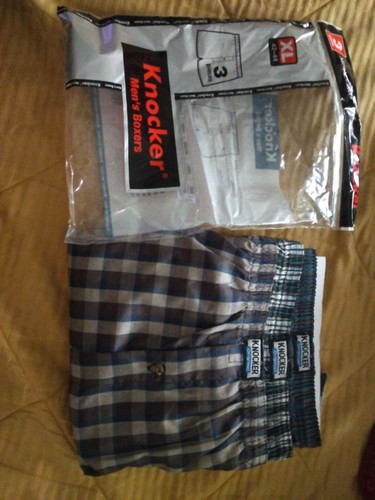 Men Knocker Boxer Trunk 3 6 12 Pack Lot Plaid Shorts Checkered ...