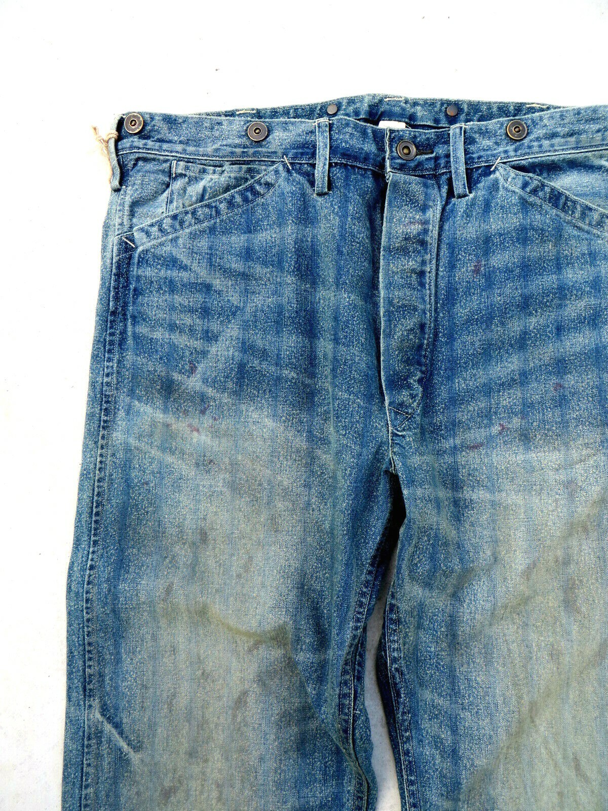 Pre-owned Rrl Polo Ralph Lauren Double Rl Indigo Blue Japanese Twill Work Pants $390+p | ModeSens