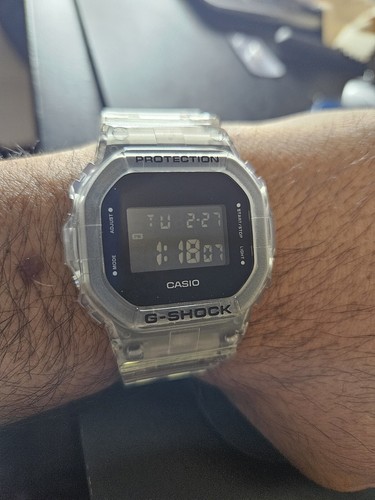 CASIO G-Shock DW5600SKE-7 Transparent/Black One Size | eBay CASIO G-Shock DW5600SKE-7 Transparent/Black One Size | eBay