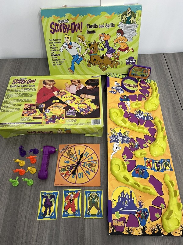 Scooby-Doo! Thrills and Spills (1999) Board Game – Board Game Guys