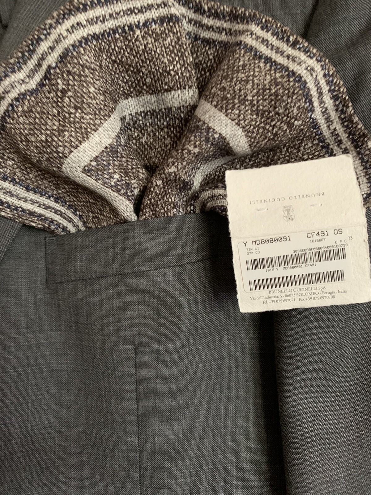 Купить Мужской носовой платок Brunello Cucinelli , в интернет-магазине ...