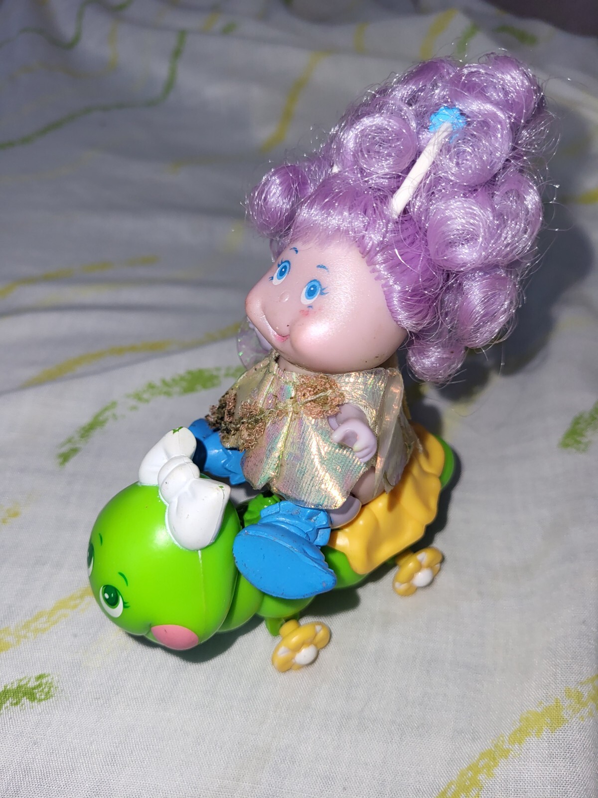 Blinkins 1985 LJN Toys HTF Sparkle Glowbug Caterpillar PURPLE FAIRY ...