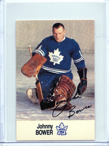 Johnny Bower Hockey Cards