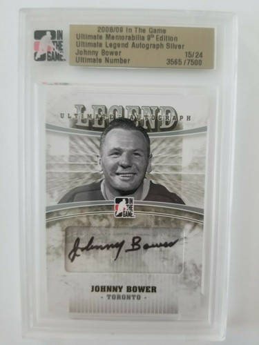 Johnny Bower Hockey Cards