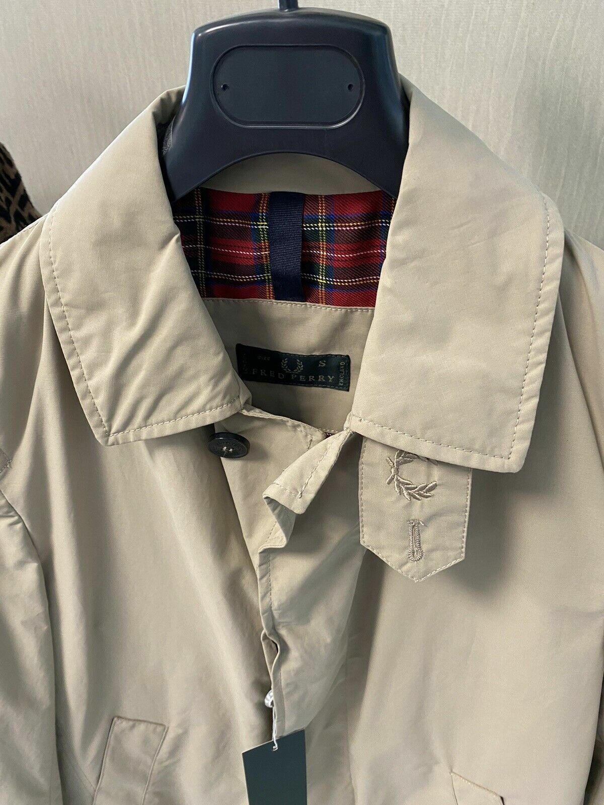 Pre-owned Fred Perry Classic Icon Inspector's Trenchcoat Trench Jacke ...