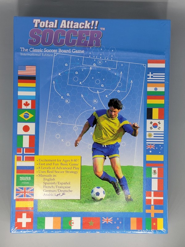 Total Attack!! Soccer (1993) Board Game – Board Game Guys