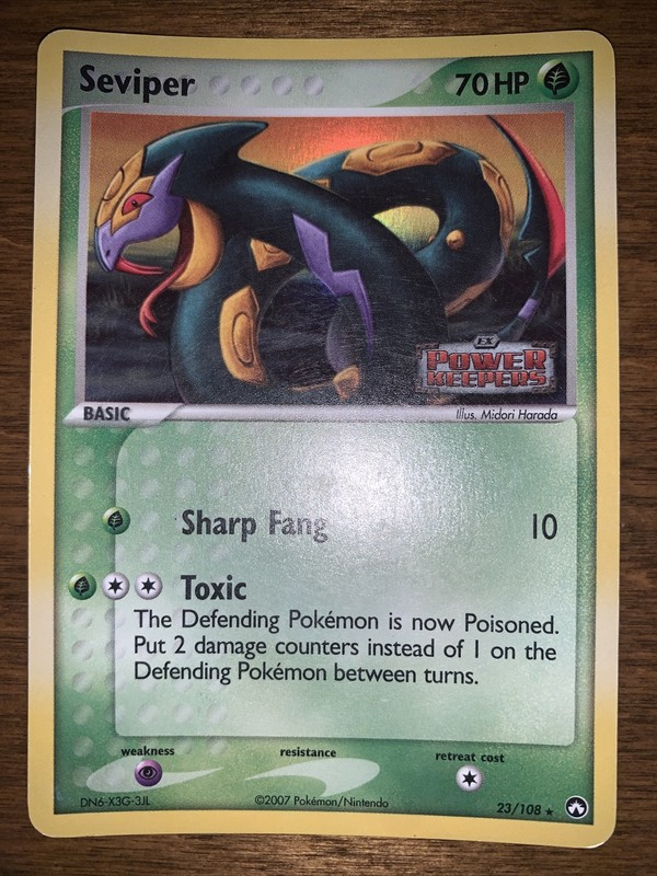 Seviper Pokemon Cards - Find Pokemon Card Pictures With Our Database ...