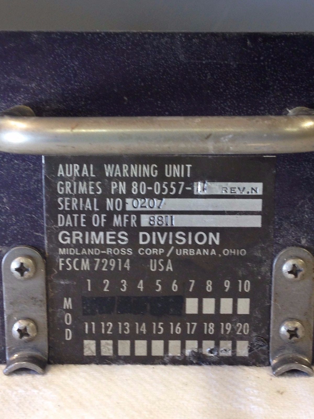 avionics - How to trigger warnings on an unplugged aural warning unit ...