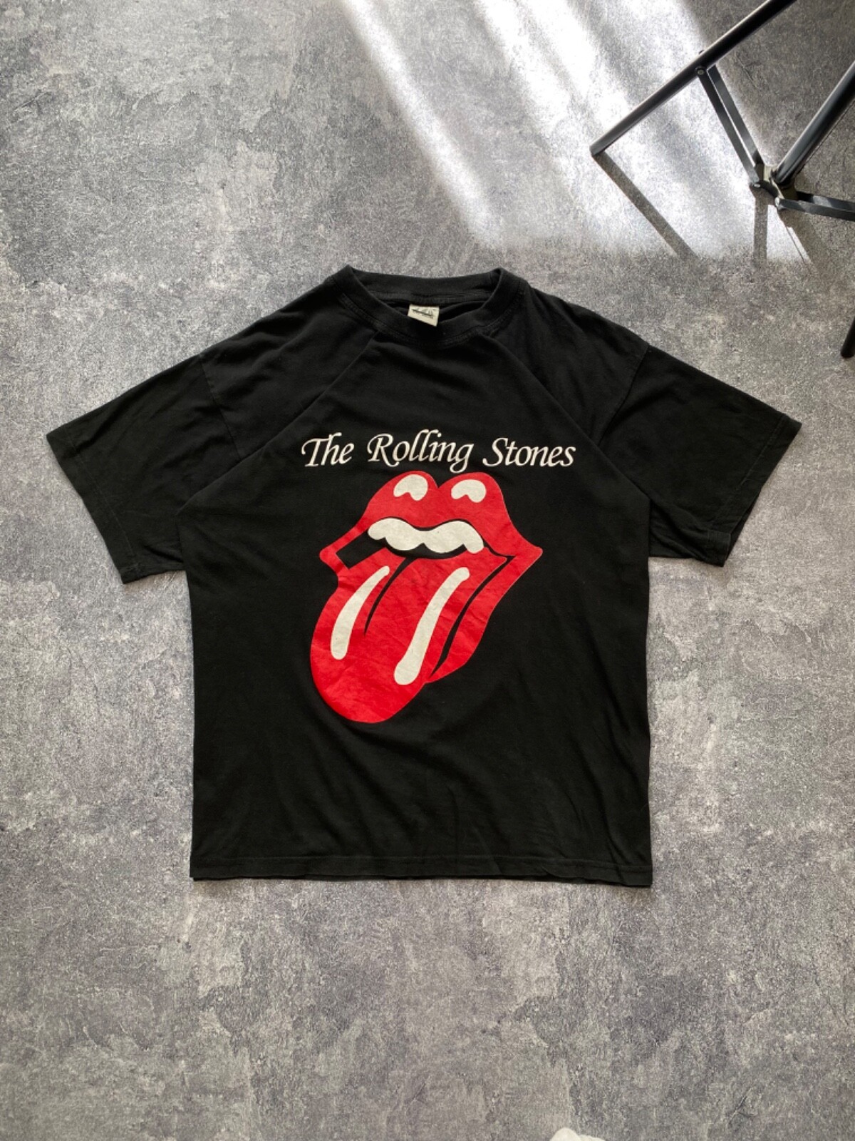 rare vintage the rolling stones t-shirt 90-x black size XL rare vintage the rolling stones t-shirt 90-x black size XL