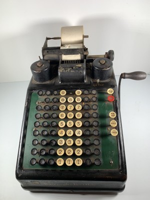 Cash Register, Adding Machines - Crank Adding Machine