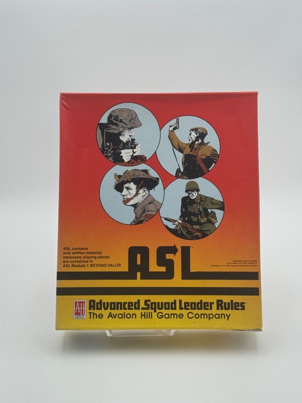 Advanced Squad Leader (1985) Board Game – Board Game Guys