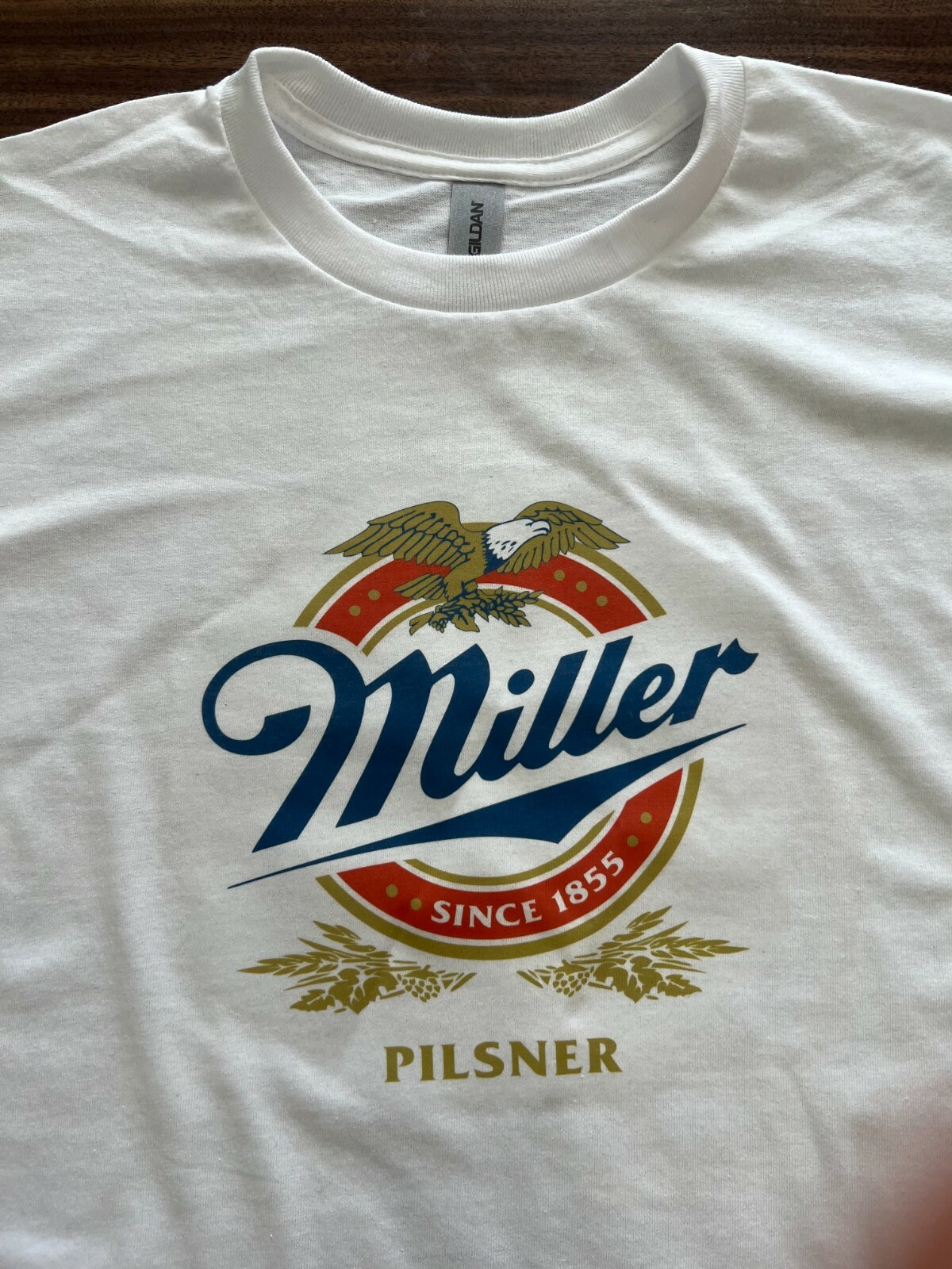 Miller Lite Pilsner T Shirt Retro Vintage Beer Logo Graphic Tee