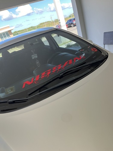 Windshield decal car sticker banner graphics window for or fits Nissan ...