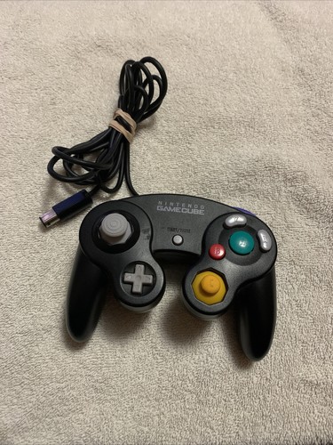 Official Nintendo GameCube Controller Black OEM DOL-003 ~ Authentic ...