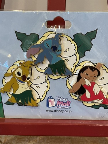 Купить Лило и стич RARE DISNEY JAPAN MALL PIN Set of 3 STITCH LILO ...