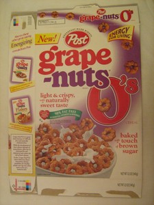 Empty-POST-Cereal-Box-1999-New-GRAPE-NUTS-Os-12-oz-G7e7