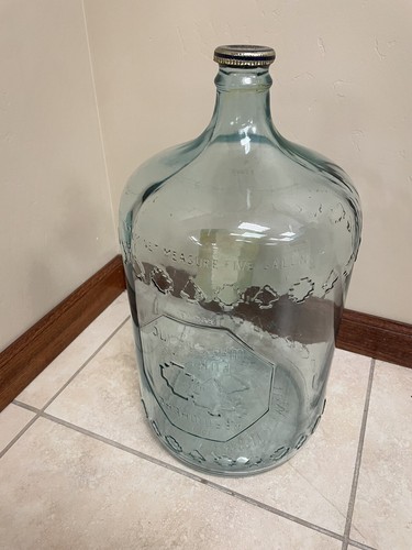 Vintage 5 Gallon Glass Water Bottle | bottlesguide.biz