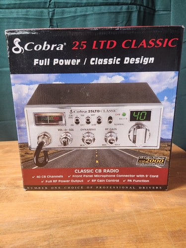 COBRA 25 LTD CLASSIC CB RADIO OPEN BOX