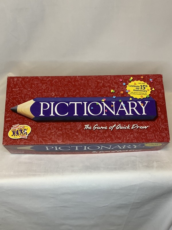 Pictionary: 15th Anniversary (2000) Board Game – Board Game Guys