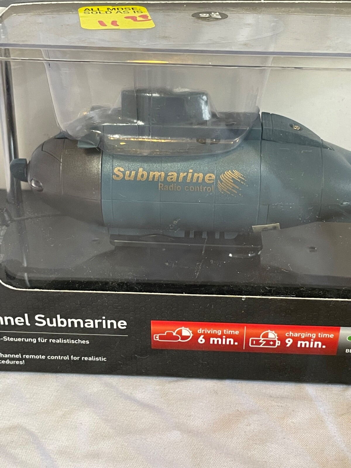 Mini Micro RC Submarine Ship Boat With LED