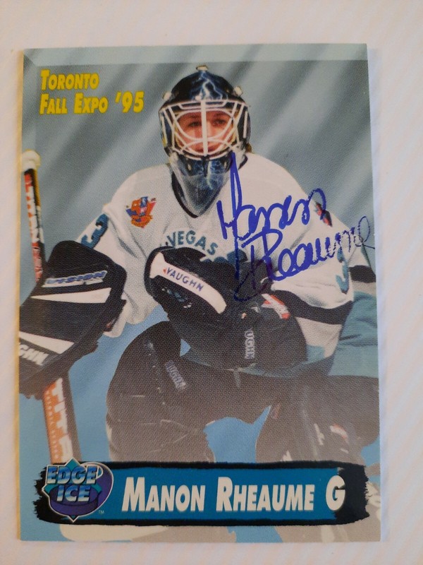 Manon Rheaume Hockey Cards