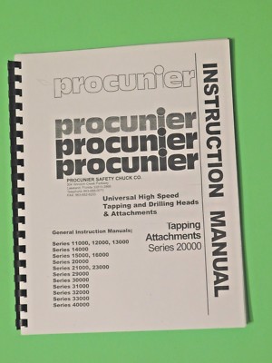 Drilling & Tapping - Procunier Tapping Head