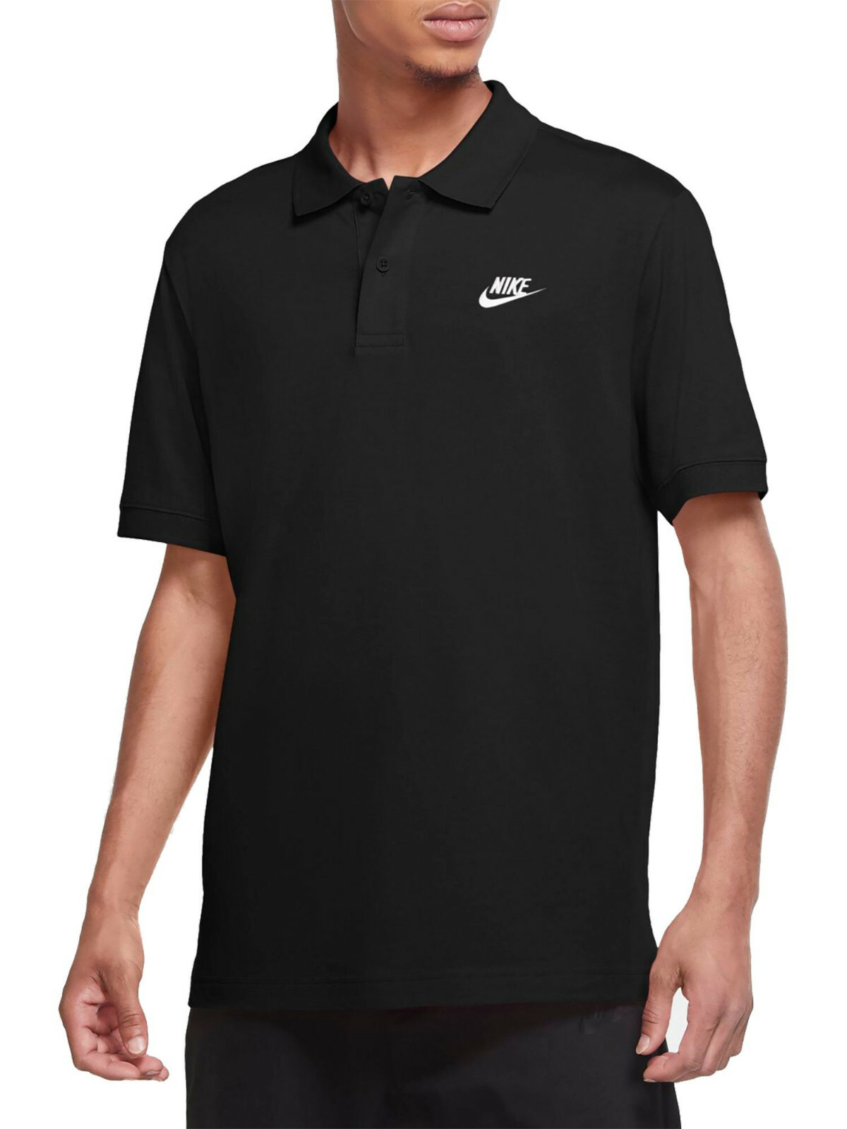 Nike Sportswear Men's CE Matchup Black Polo Shirt (CN8764 Nike Sportswear Men's CE Matchup Black Polo Shirt (CN8764