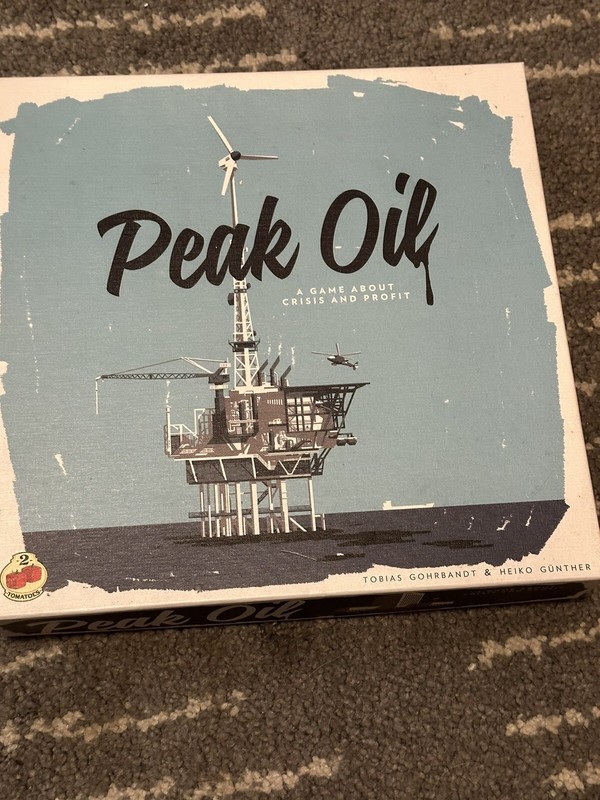 Peak Oil (2017) Board Game – Board Game Guys