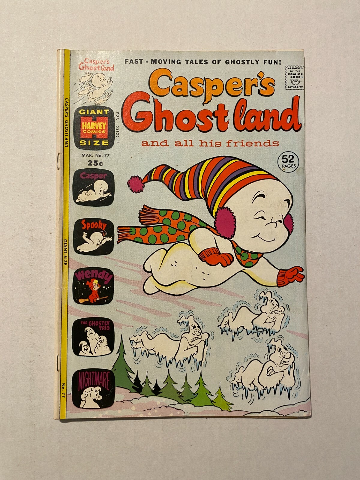 CASPER'S GHOST LAND #77 SPOOKY WENDY GHOSTLY TRIO BACK-UP STORIES HARVEY COMICSのeBay公認海外通販｜セカイモン