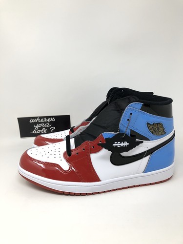 Nike Air Jordan 1 One Fearless UNC Chicago Size 10.5 Retro Nike Air Jordan 1 One Fearless UNC Chicago Size 10.5 Retro