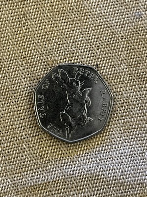 2017 Peter Rabbit 50p What's it worth in March 2025?