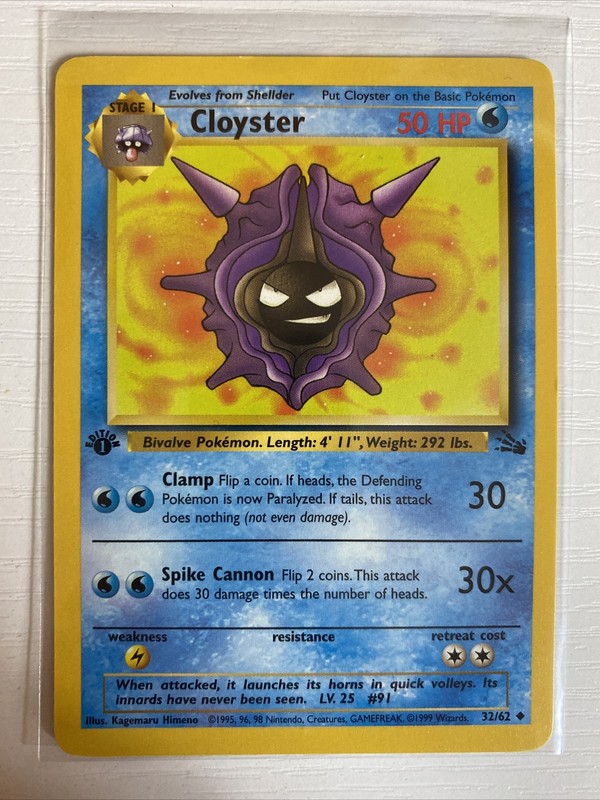 Cloyster Pokemon Cards - Find Pokemon Card Pictures With Our Database ...