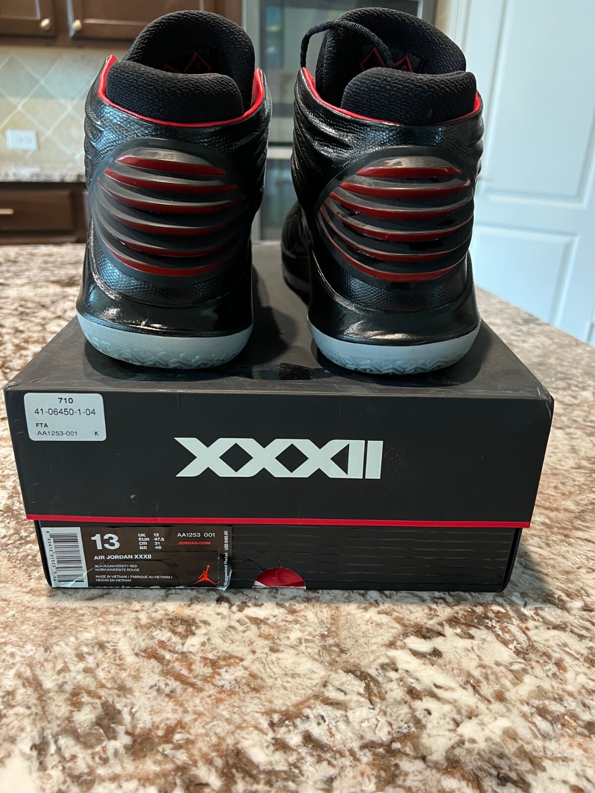 Nike Air Jordan XXXII 32 Banned MJ Day 10.18 Bred US 13 Nike Air Jordan XXXII 32 Banned MJ Day 10.18 Bred US 13
