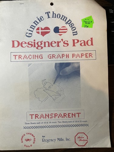 Ginnie Thompson Designers Pad Tracing Graph Paper Ginnie Thompson Designers Pad Tracing Graph Paper