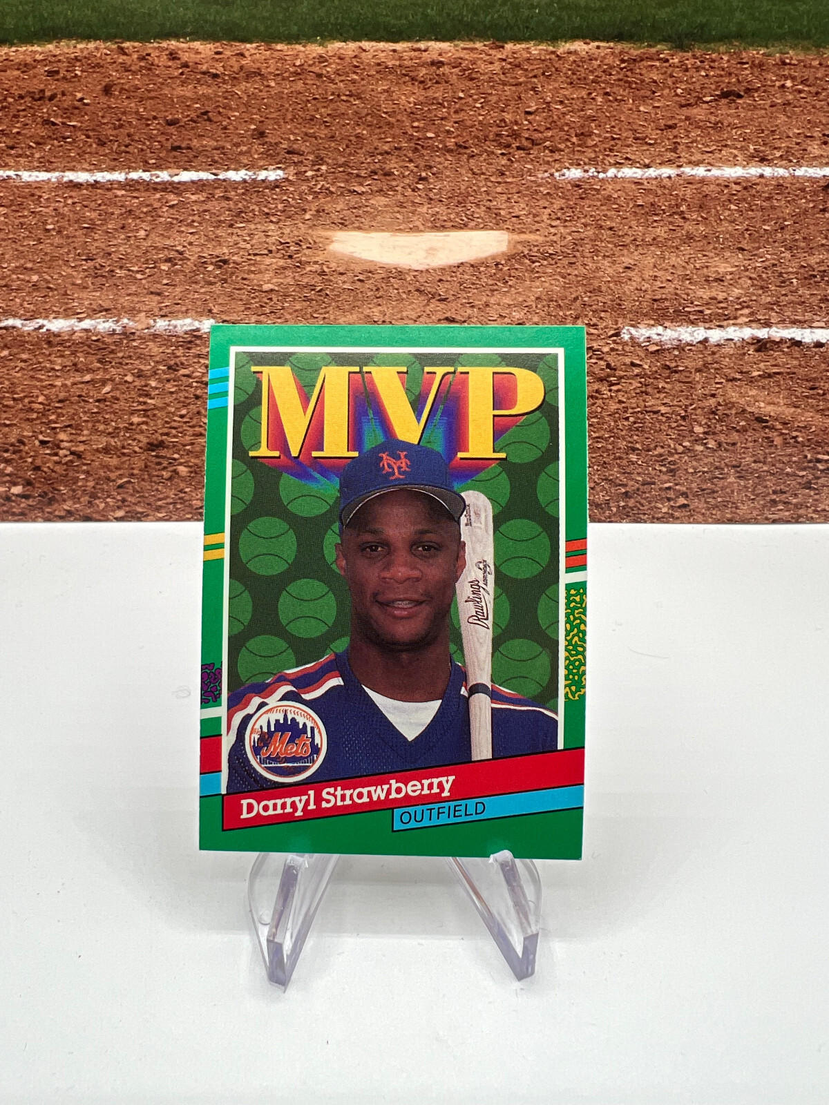 DARRYL STRAWBERRY 1991 DONRUSS MVP #408 ERROR No DOT After DARRYL STRAWBERRY 1991 DONRUSS MVP #408 ERROR No DOT After