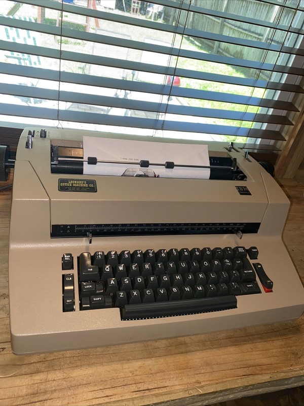 1980 IBM Selectric II on the Typewriter Database